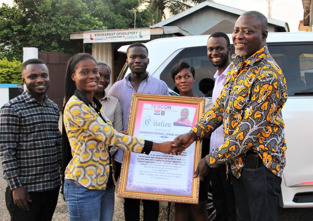 TESCON University of Ghana- Accra City Campus chapter honors Michael ...