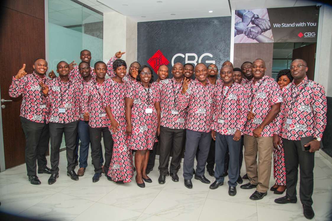 CBG outdoors its corporate African cloth as Monday wear