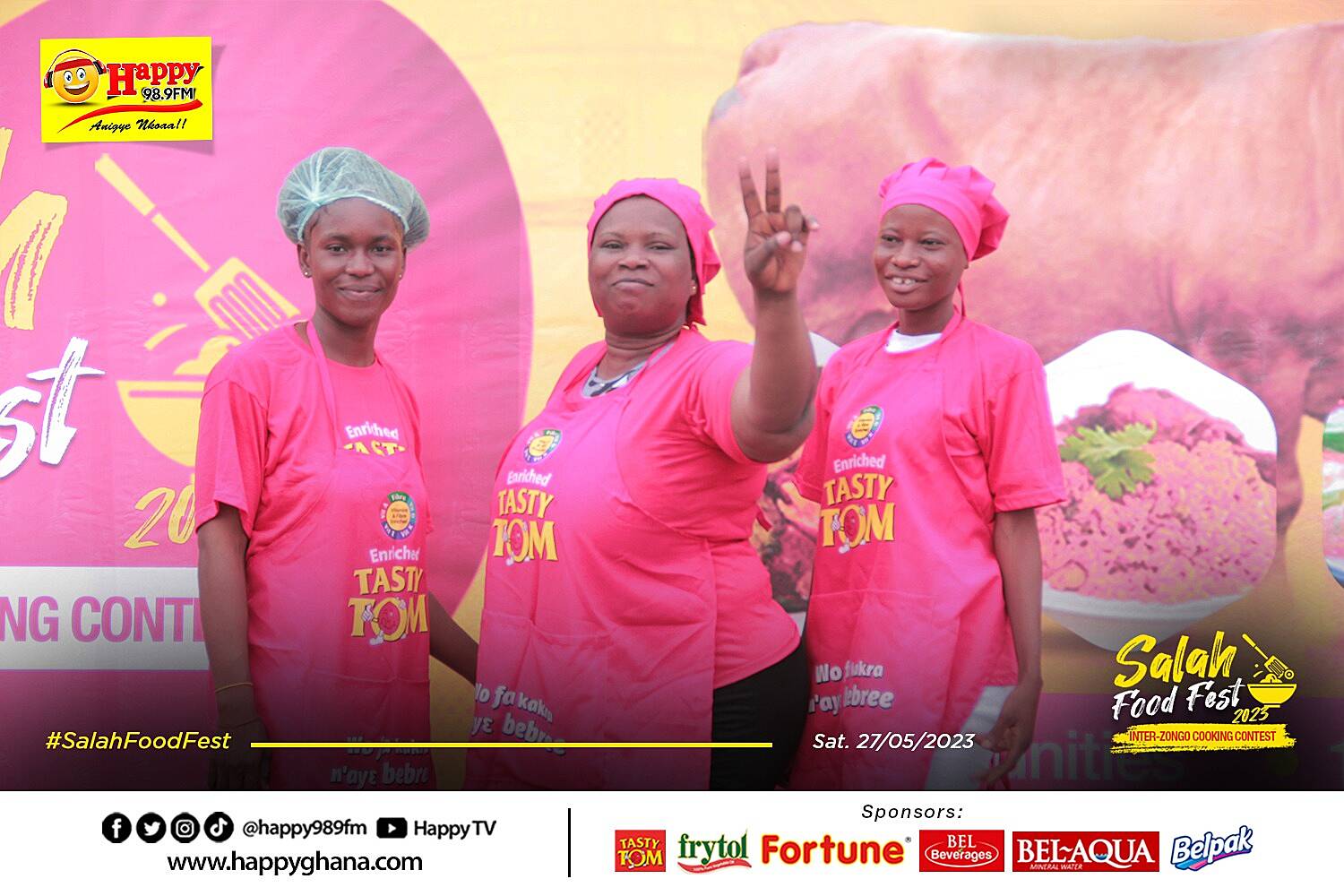 2023 Happy FM Salah Food fest shakes Kasoa