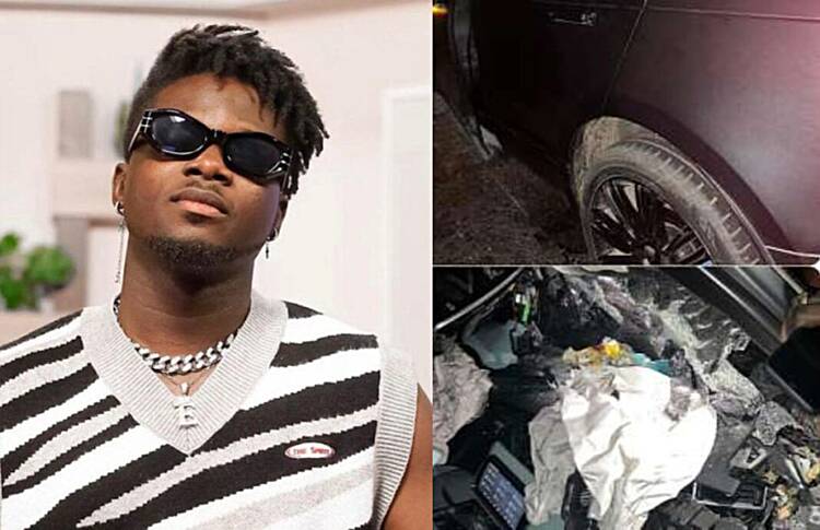 Kuami Eugene sustains injuries following collision with tipper truck on ...