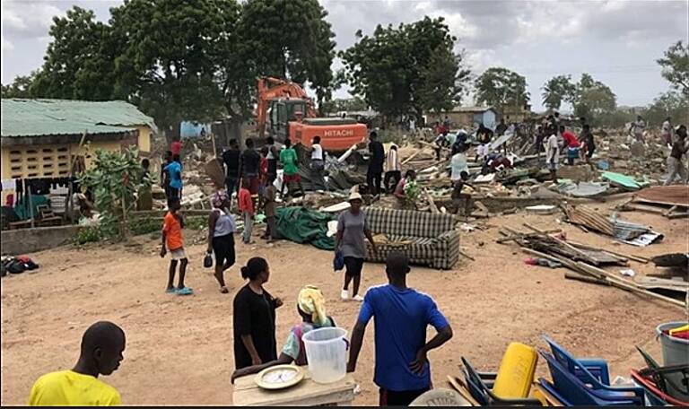 Liberian refugees repatriated after Buduburam Camp demolition - Happy Ghana