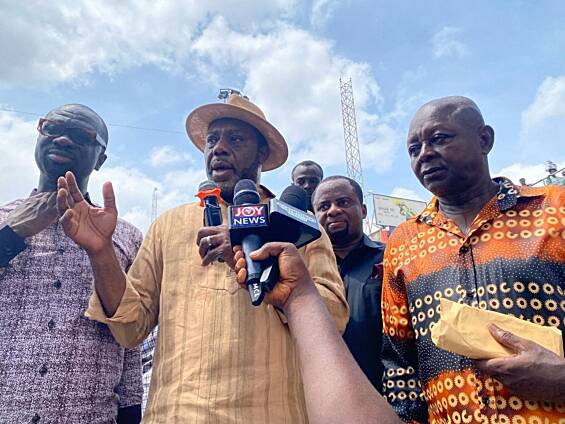 Adum Fire: NAPO supports victims with GH₵50K and 500 bags of cement